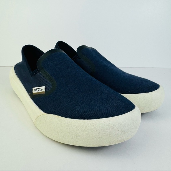 Vans | Shoes | Vans Blue Stretch Comfy Cush Low Top Slip On Sneakers ...
